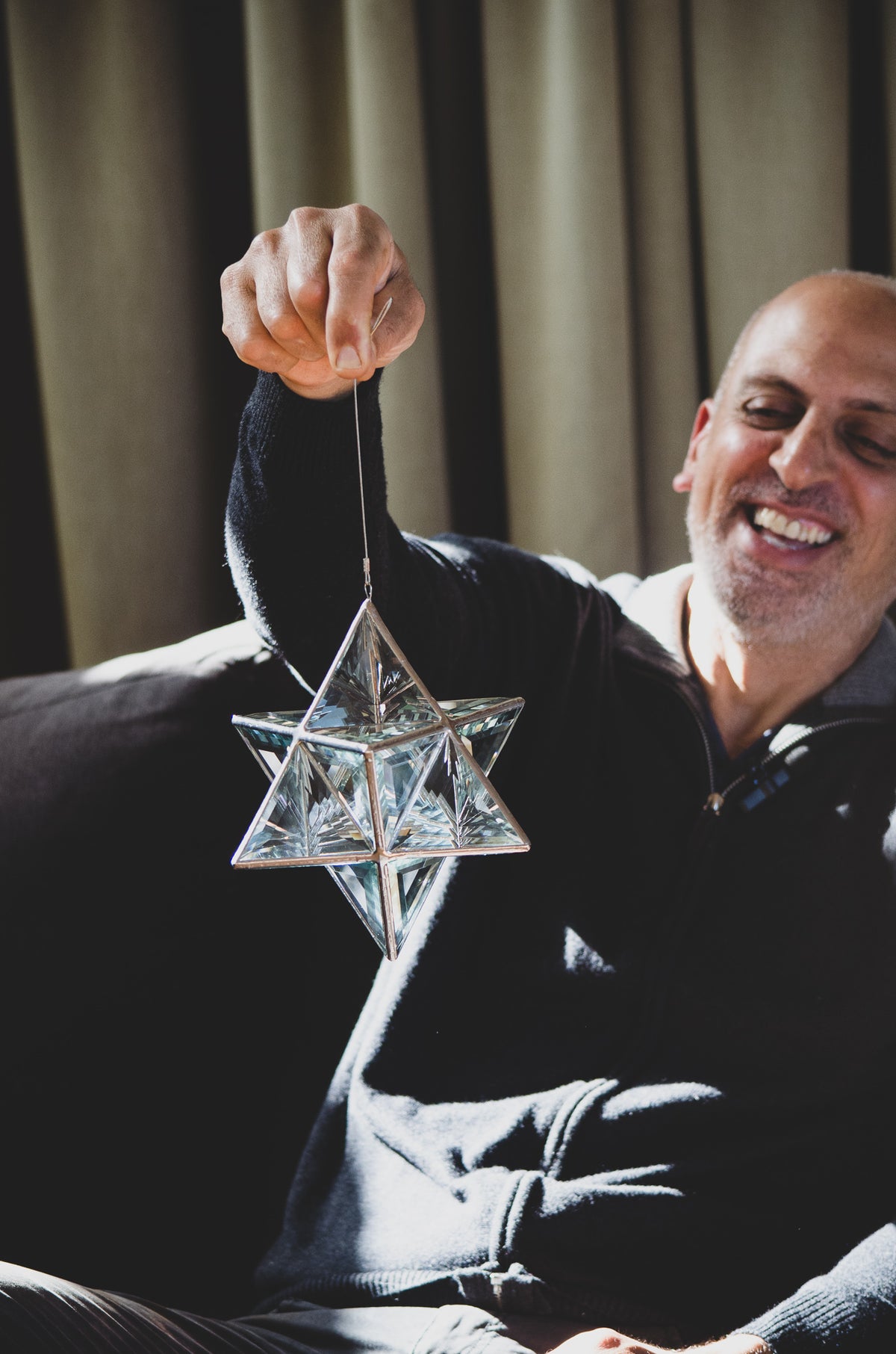 Geometric Glass Artwork and Glass Pendant Lighting – Zakay Studio & Gallery